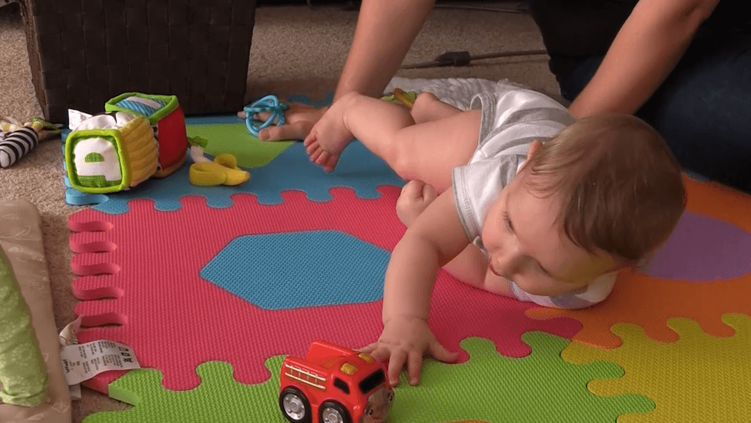 Pathways.org | Rolls from back to tummy and tummy to back