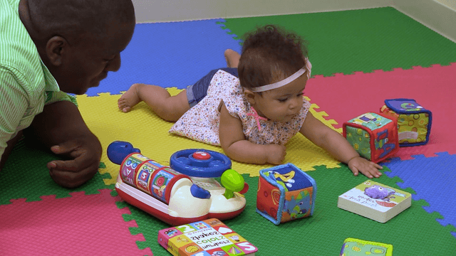 Pathways.org | Looks at familiar objects and people when named